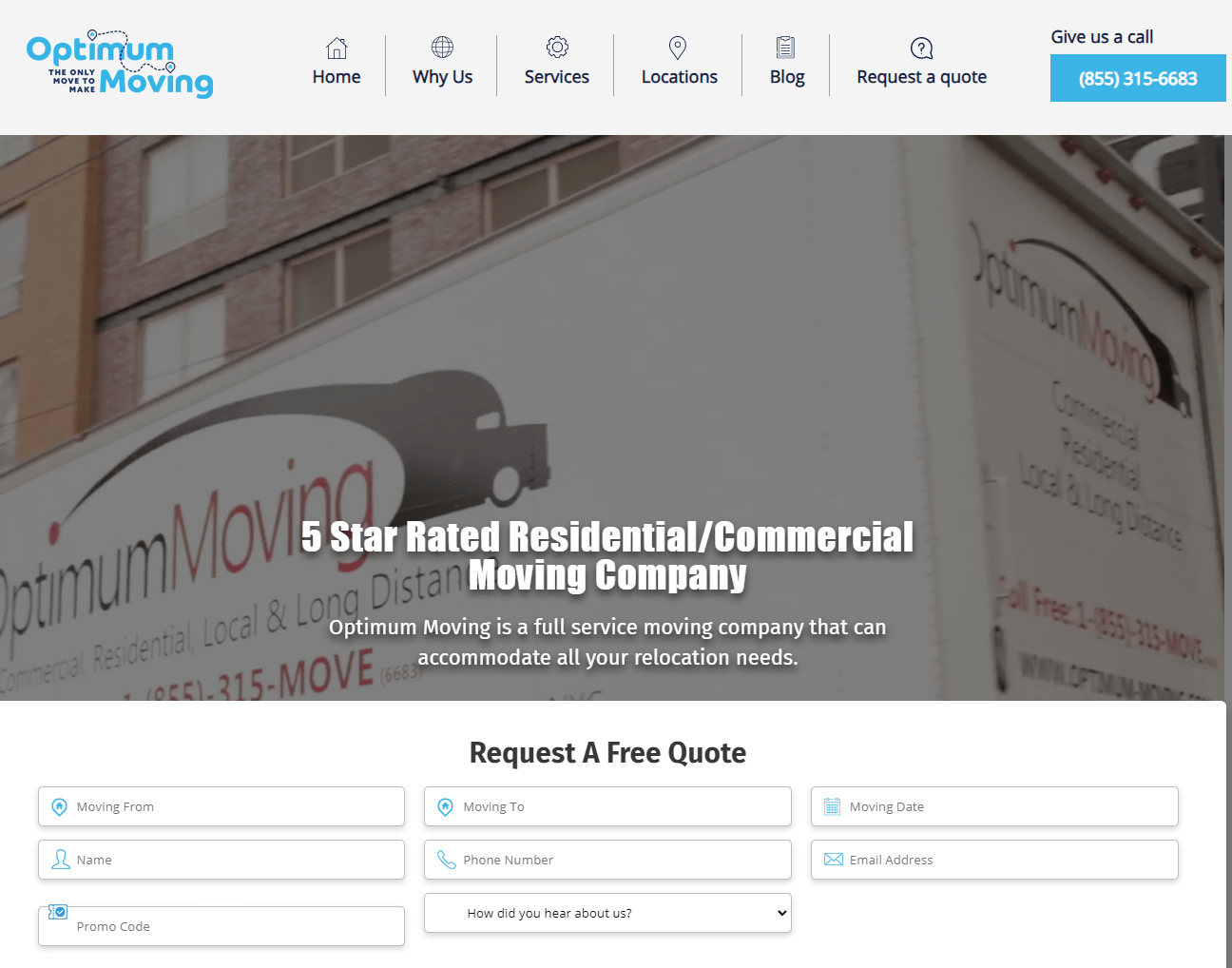 Optimum Moving - Upscale Digital